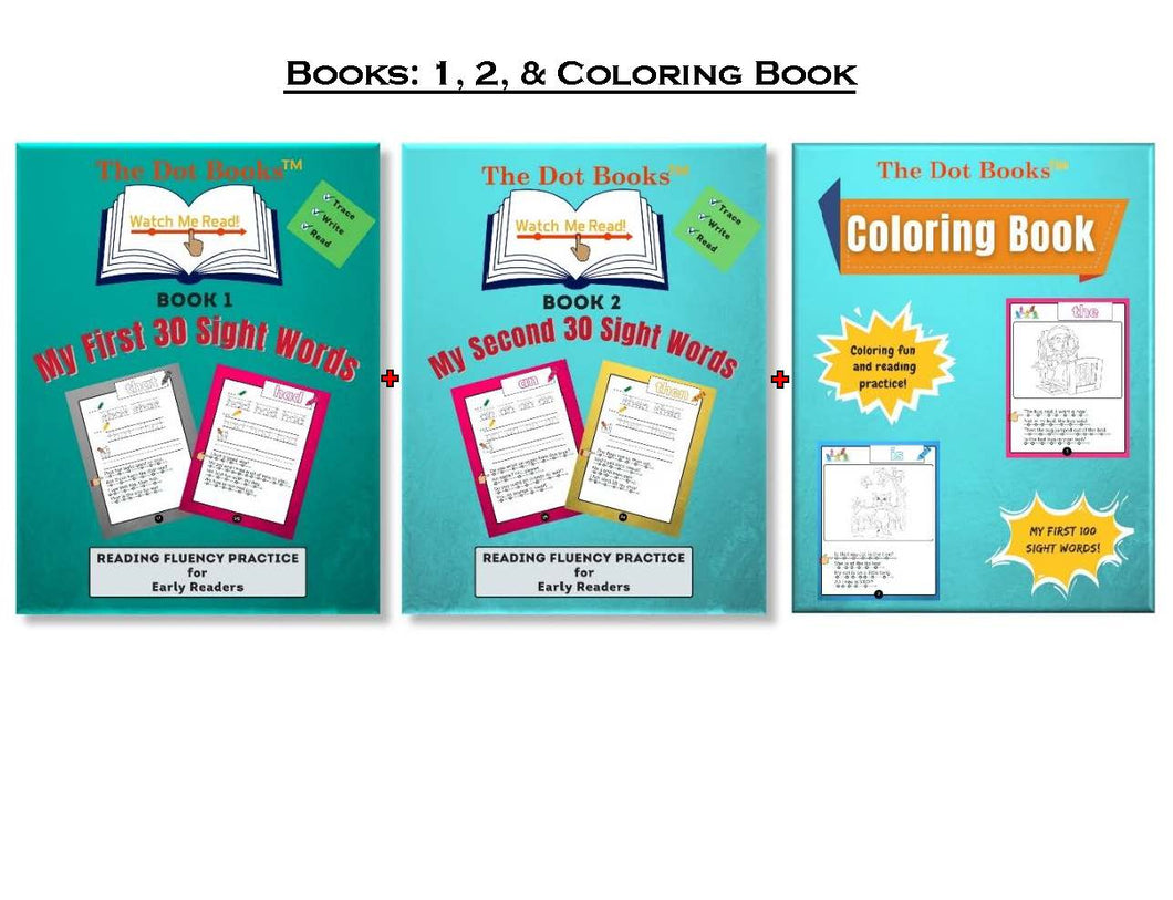 Sight Words Bundle: Books 1, 2, and Coloring Book – mysightwords.us